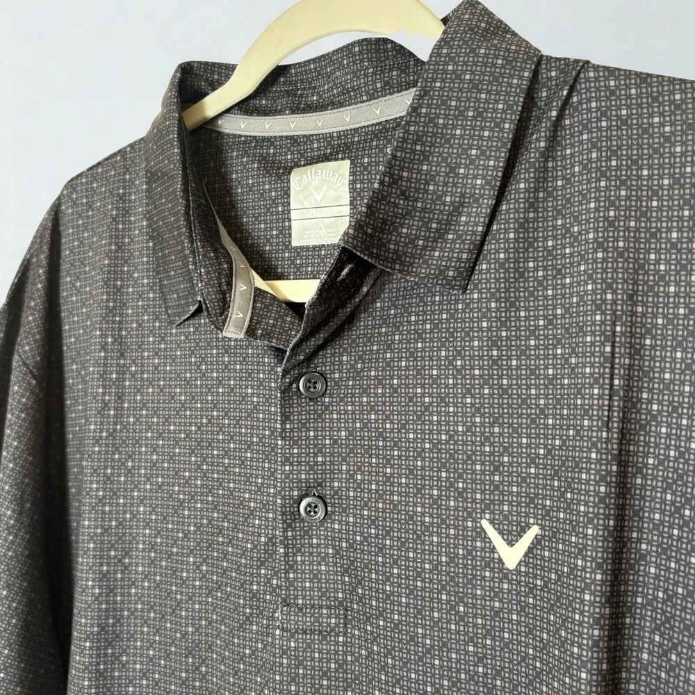 Callaway | Shirts | Callaway Mens Golf Polo Shirt Optidri Geometric ...